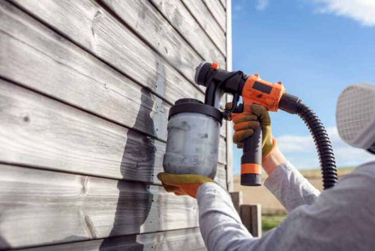 How to Paint a Fence with a Sprayer - DIY Painting Tips