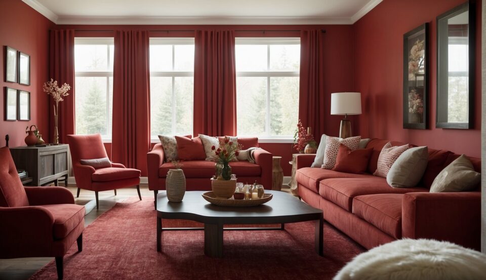 How to Use Crimson Red Paint in Your Home - DIY Painting Tips