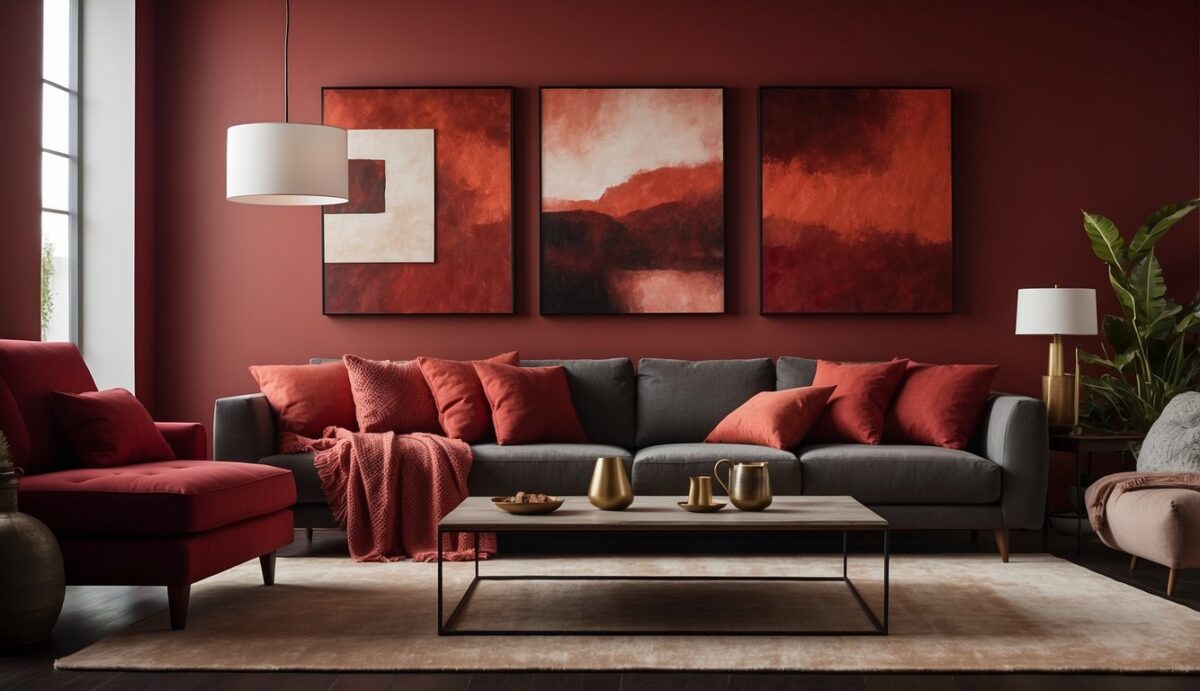 How to Use Crimson Red Paint in Your Home - DIY Painting Tips