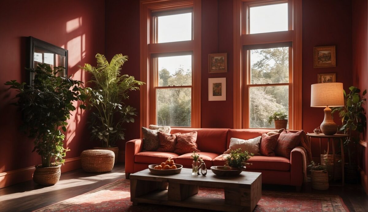 How to Use Crimson Red Paint in Your Home - DIY Painting Tips