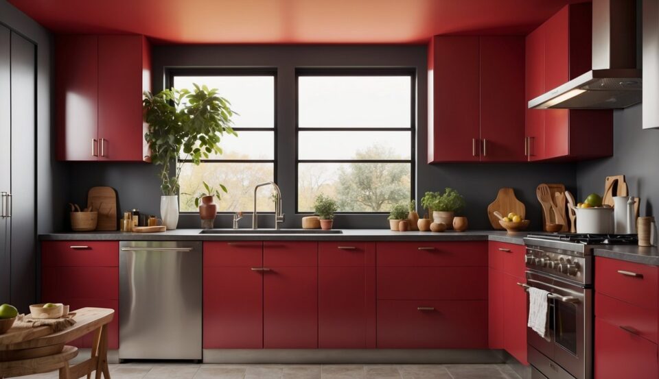 How to Use Crimson Red Paint in Your Home - DIY Painting Tips